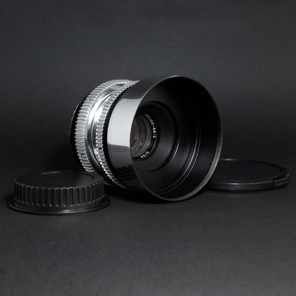 Silver 16 Aperture Blades Helios 44-2 | 2/58 | Cine Mod Lens – CINEMETALMOD